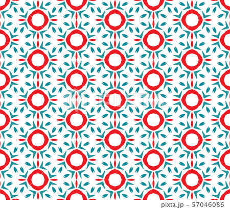 seamless ornament pattern vector illustrationのイラスト素材 [57046086] - PIXTA