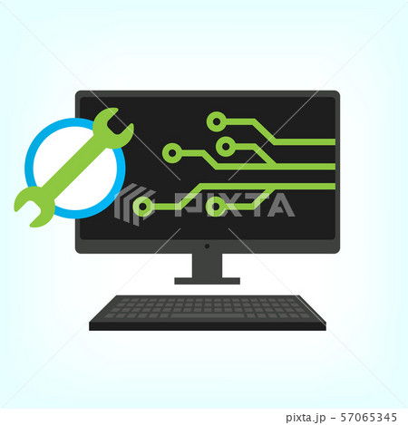 Security Maintenance Iconのイラスト素材 [57065345] - PIXTA