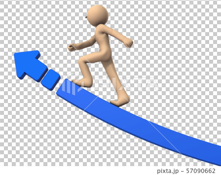 Abstract illustration representing the rise - Stock Illustration ...