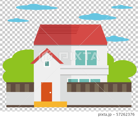 Residential House Illustration House - Stock Illustration [57262376 ...