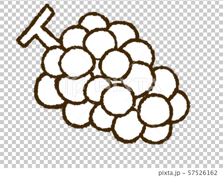 Grapes (no color) - Stock Illustration [57526162] - PIXTA