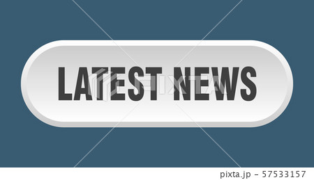 latest news button. latest news rounded whiteのイラスト素材 [57533157] - PIXTA