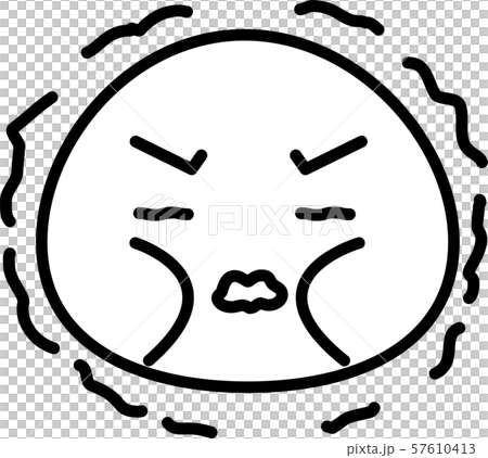Fat face icon facial expression emotion... - Stock Illustration ...