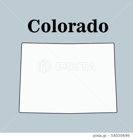 Blank Map Of Colorado