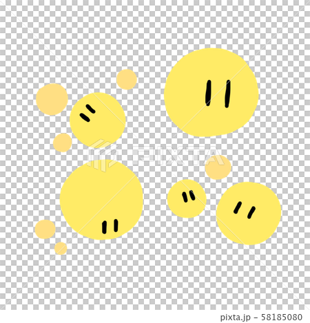 Pollen yellow sand - Stock Illustration [58185080] - PIXTA