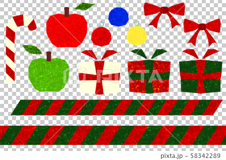 Christmas material collection - Stock Illustration [58342289] - PIXTA