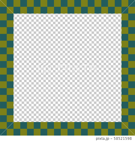 Plaid simple square frame - Stock Illustration [58521598] - PIXTA
