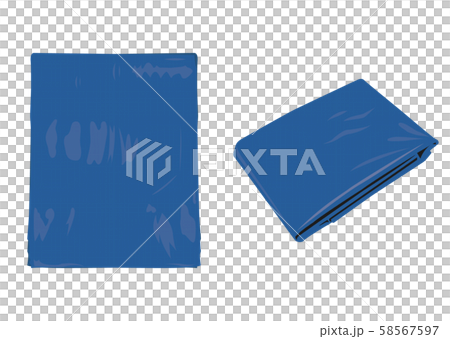 Blue sheet - Stock Illustration [58567597] - PIXTA