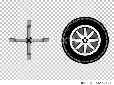 Tire exchange - Stock Illustration [58567598] - PIXTA