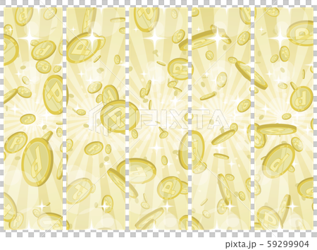 Coin Rush 6 [Background Banner Background Set... - Stock Illustration ...