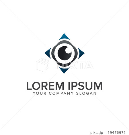 Eye compass logo design concept templateのイラスト素材 [59476973] - PIXTA
