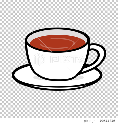 Straight tea from diagonally above - Stock Illustration [59633136] - PIXTA