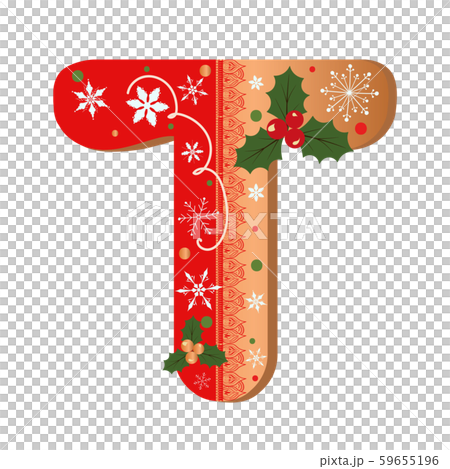 Cookie alphabet gingerbread, Letter T cookie... - Stock Illustration ...