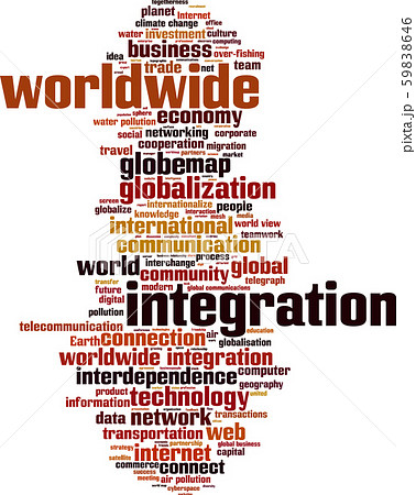Worldwide integration word cloudのイラスト素材 [59838646] - PIXTA