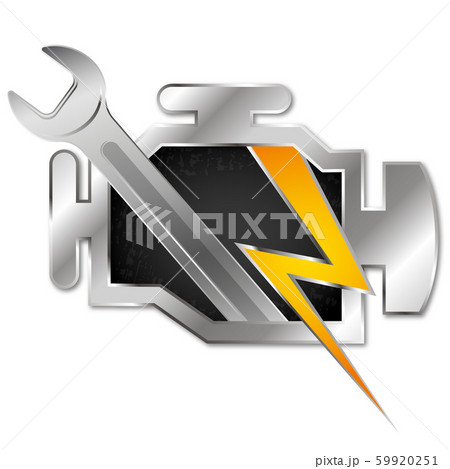 Check Engine Logo Vector