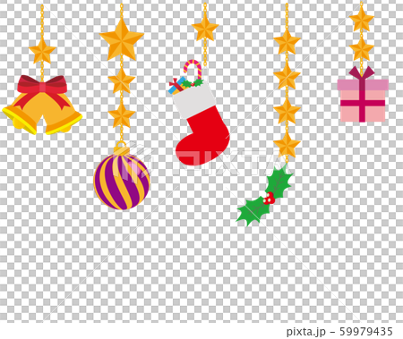 Christmas Ornament Star Ribon - Stock Illustration [59979435] - PIXTA