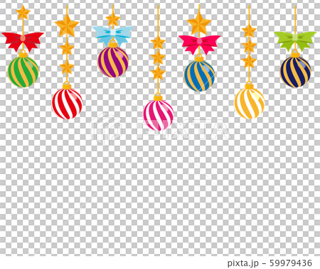 Christmas Ornament Star Ribon - Stock Illustration [59979436] - PIXTA