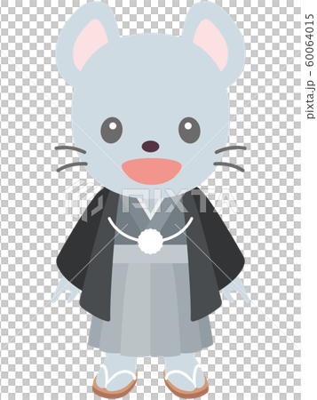 Cute mouse with crested eagle - Stock Illustration [60064015] - PIXTA