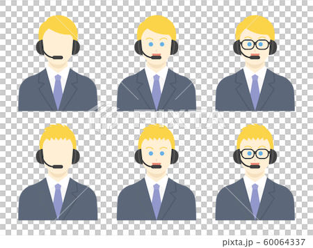Operator illustration set - Stock Illustration [60064337] - PIXTA