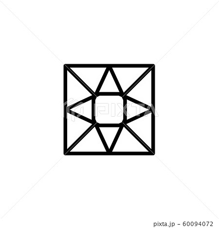 Simple Diamond Shape Outline