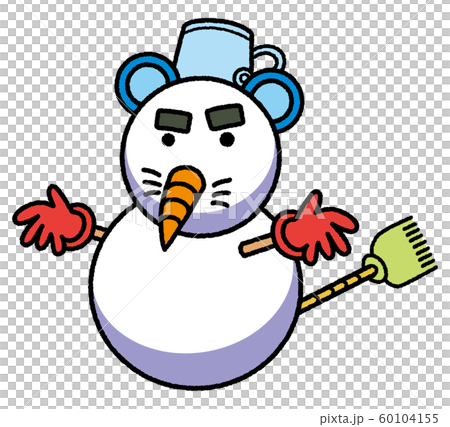 Mouse snowman - Stock Illustration [60104155] - PIXTA