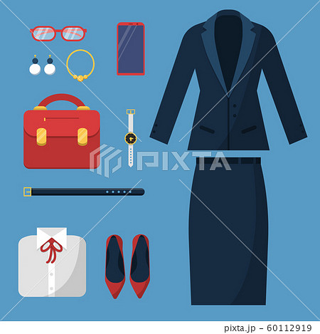 Businesswoman clothes. Fashion female office. 60112919 PIXTA