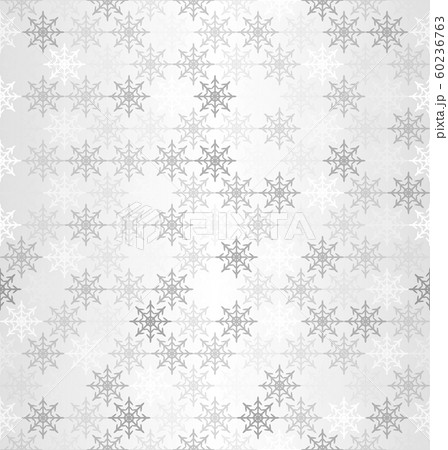 Gradient snowflake pattern. Seamless vector winterのイラスト素材 [60236763] - PIXTA