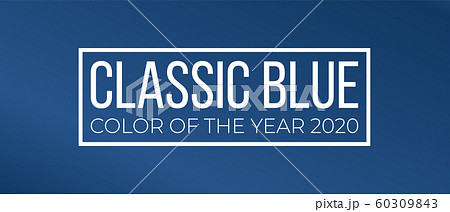 classic blue color of the year vector presentationのイラスト素材 [60309843 ...