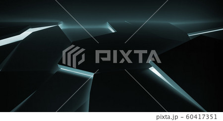 Abstract dark blue cg background, polygonal floorのイラスト素材 [60417351] - PIXTA