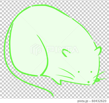 Mouse (green) - Stock Illustration [60432620] - PIXTA
