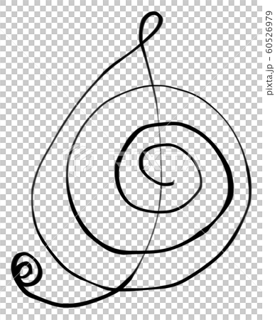 Swirl treble clef - Stock Illustration [60526979] - PIXTA