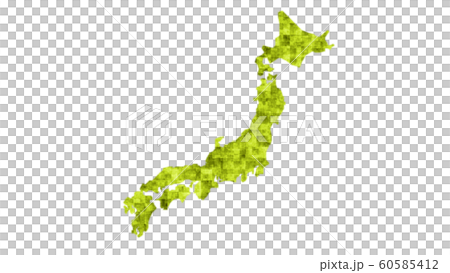 Japan map geometric - Stock Illustration [60585412] - PIXTA