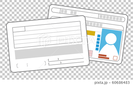 Driver's license, identification card, identity... - Stock Illustration ...