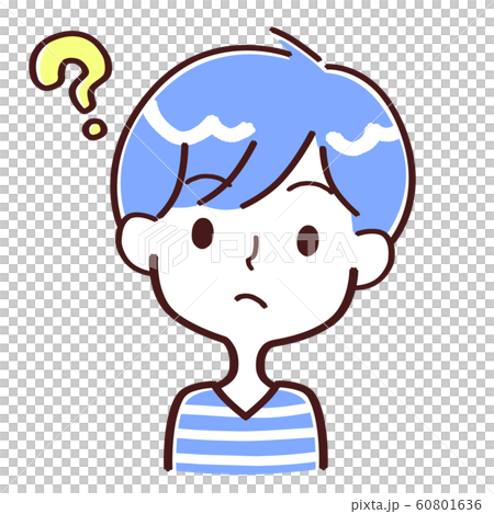Male facial expression doubt - Stock Illustration [60801636] - PIXTA