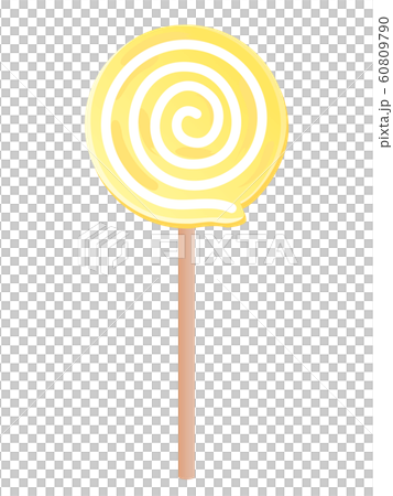 Yellow whirlpool lollipop - Stock Illustration [60809790] - PIXTA