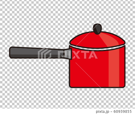 Pot kitchen one-handed pot - Stock Illustration [60939855] - PIXTA