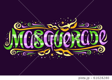 Vector logo for Masqueradeのイラスト素材 [61028280] - PIXTA