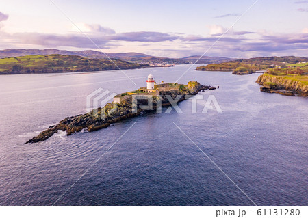 Aerial of the Rotten Island Lighthouse with...の写真素材 [61131280] - PIXTA