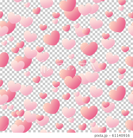 Fancy heart seamless pattern 2 pink - Stock Illustration [61140916] - PIXTA