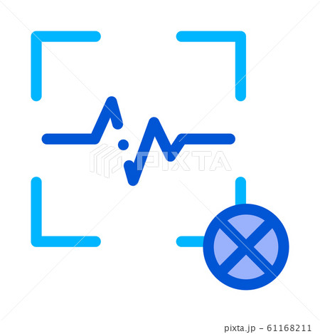 Cancel Action Voice Control Icon Vector...のイラスト素材 [61168211] - PIXTA