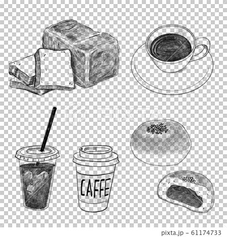 Line drawing morning - Stock Illustration [61174733] - PIXTA