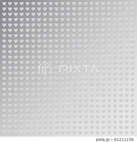 Gray heart pattern backgroundのイラスト素材 [61211156] - PIXTA