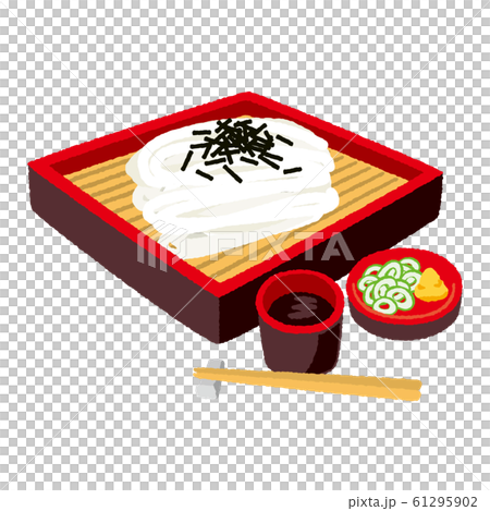 Illustration of zaru udon (square zaru) - Stock Illustration [61295902 ...