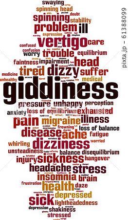 Giddiness word cloudのイラスト素材 [61388099] - PIXTA