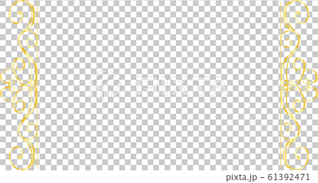 Left and right antique frame modern retro... - Stock Illustration ...