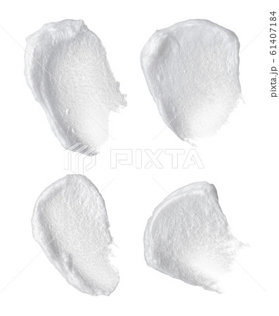 White cream sample.の写真素材 [61407184] - PIXTA