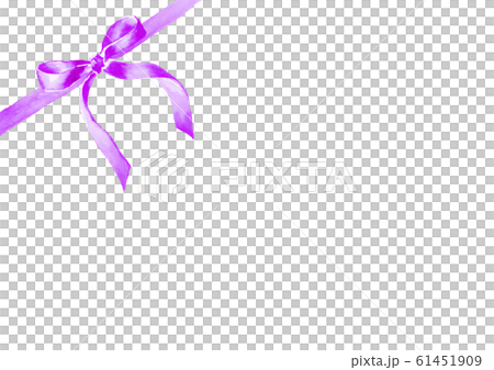 Ribbon illustration watercolor cute purple - Stock Illustration ...