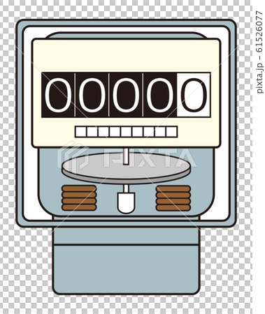 Electric meter illustration vector - Stock Illustration [61526077] - PIXTA