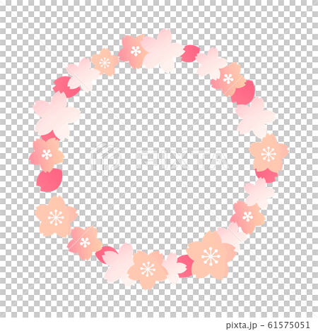 Sakura Circle - Stock Illustration [61575051] - PIXTA