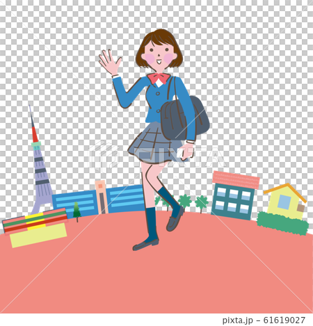 Fun going out illustration - Stock Illustration [61619027] - PIXTA